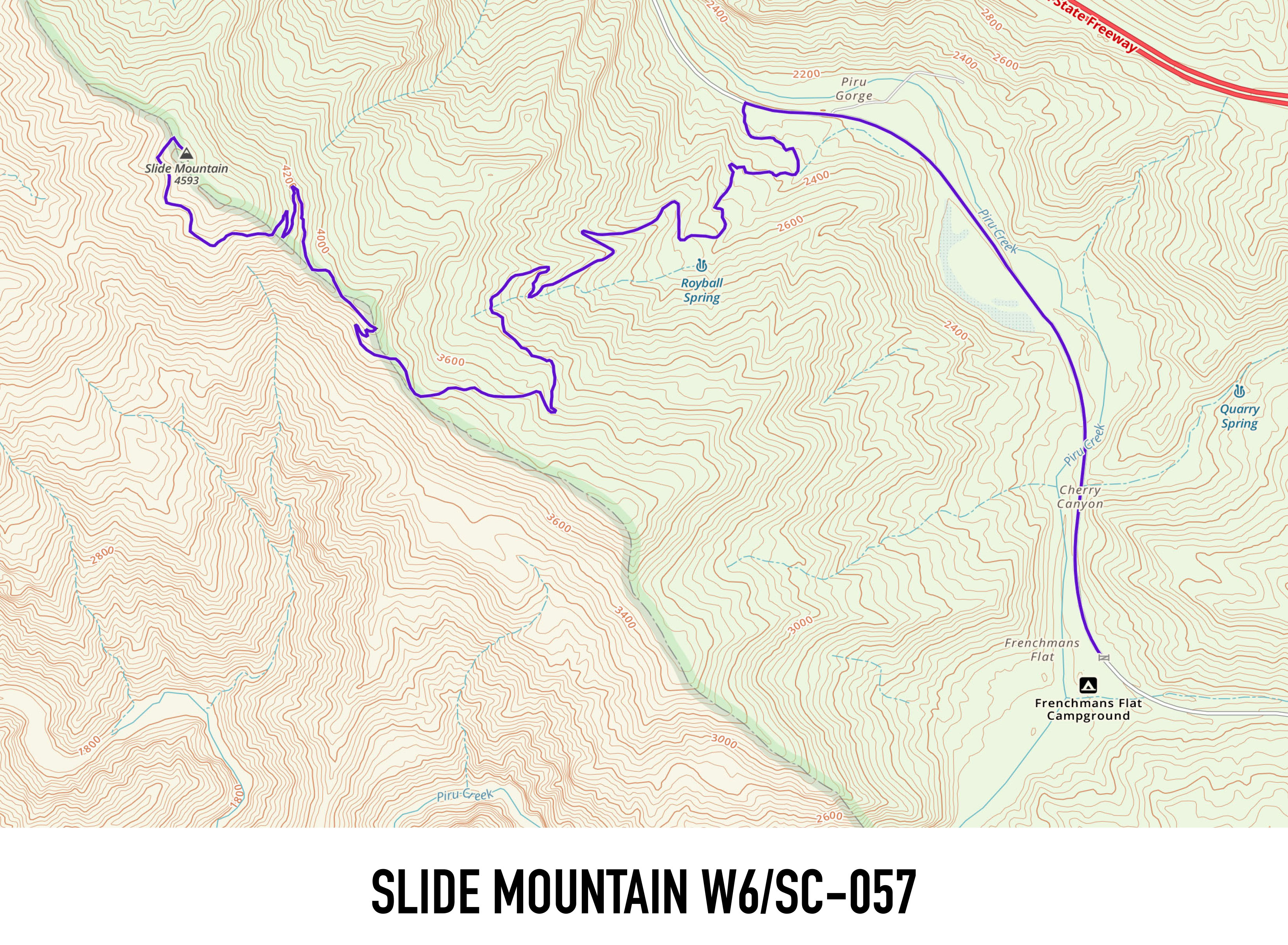Slide Mountain – KG6MZS